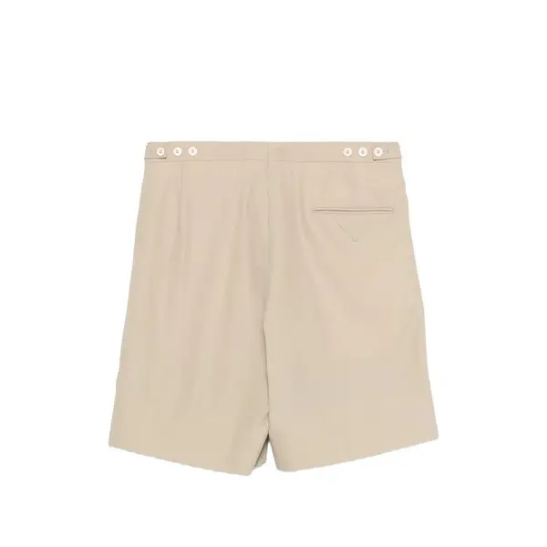 Prada Tailored Bermuda Shorts - Cream