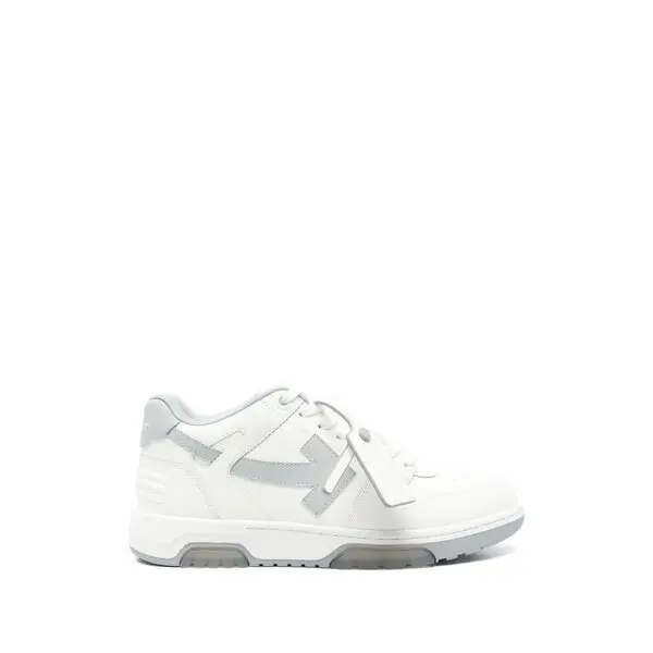 Off-White Calf Leather Low-top Trainers - White
