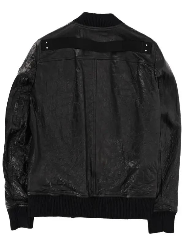 Rick Owens Bomber Jacket Classic Flight - Black