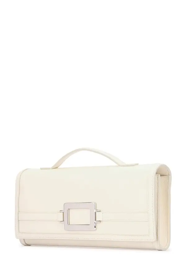 ROGER VIVIER Belle Vivier Metal Buckle Clutch - Multicolor