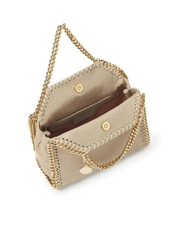 Stella McCartney Tiny Falabella Shaggy Deer Bag - White