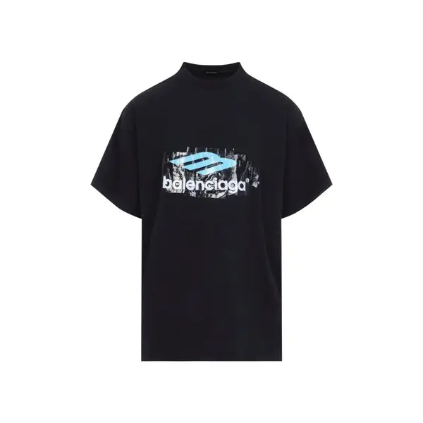 Balenciaga Oversized T-shirt - Black