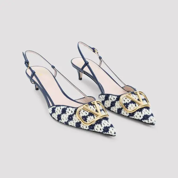 Valentino Garavani V Logo Slingback