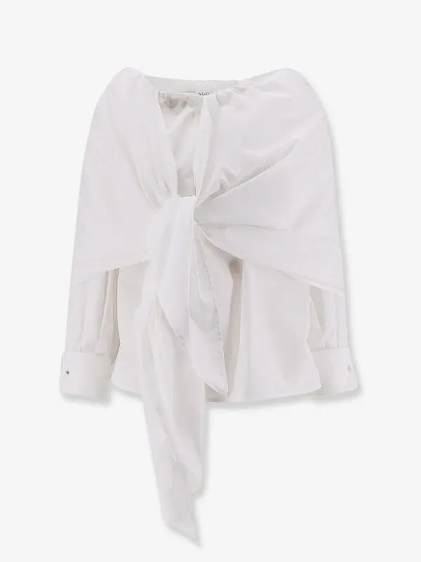 Max Mara Mxmcurvone Cotton Shirt - Multicolor