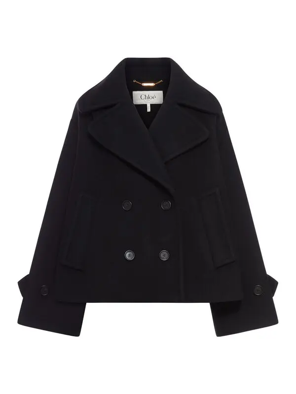 Chloé Oversized Short Wool Coat