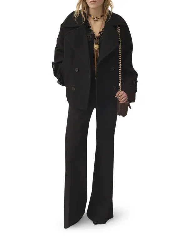 Chloé Oversized Short Wool Coat