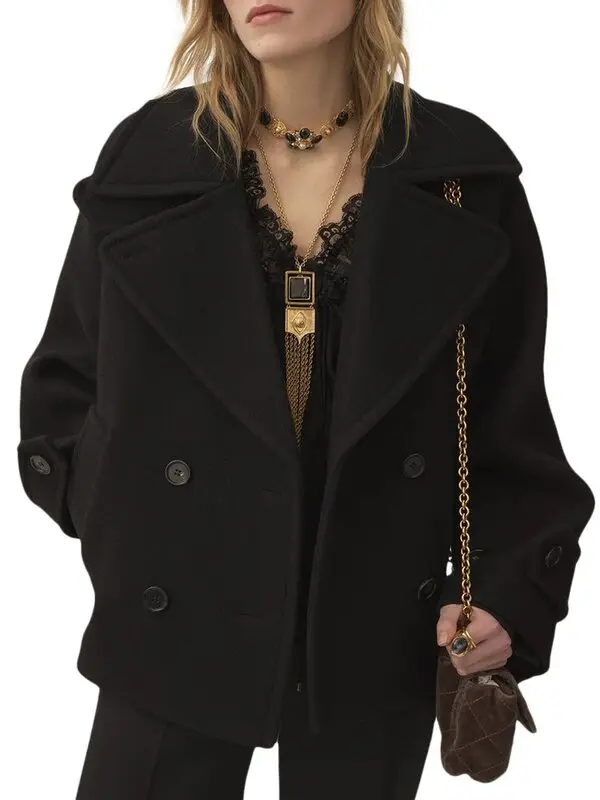 Chloé Oversized Short Wool Coat