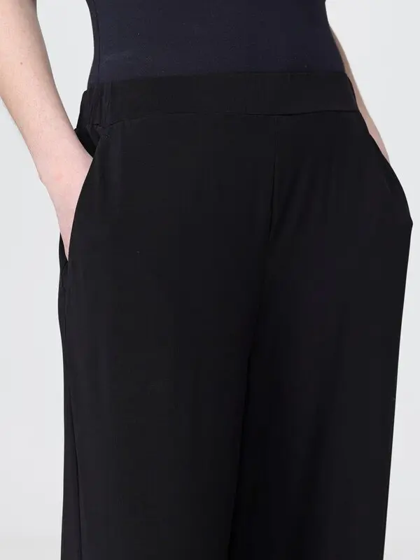Max Mara Viscose Palazzo Pants - Black