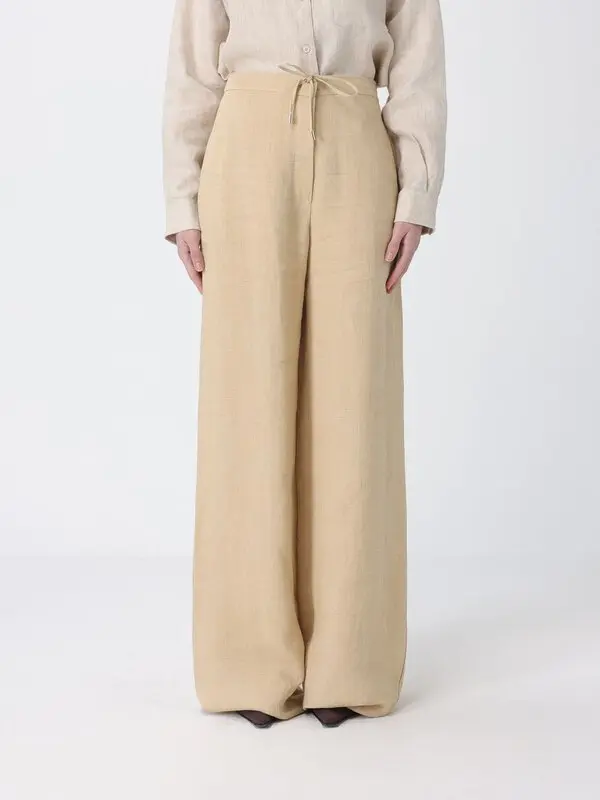 Max Mara Linen Palazzo Trousers