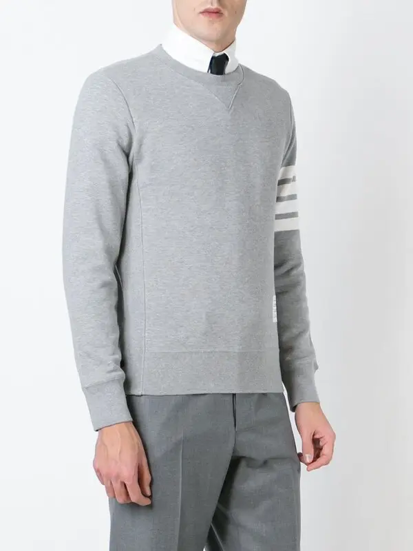 Thom Browne Cotton Crewneck Sweatshirt