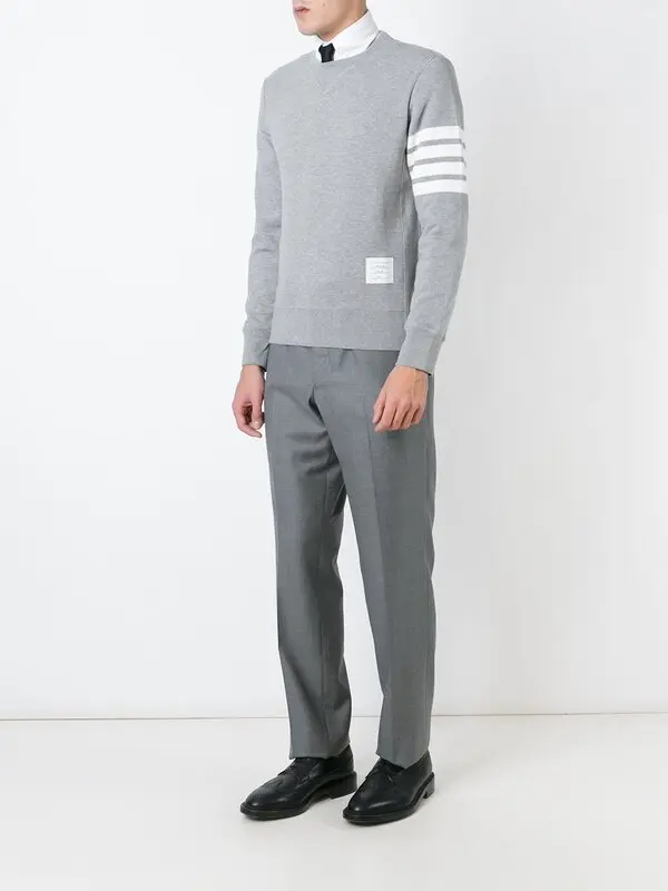 Thom Browne Cotton Crewneck Sweatshirt