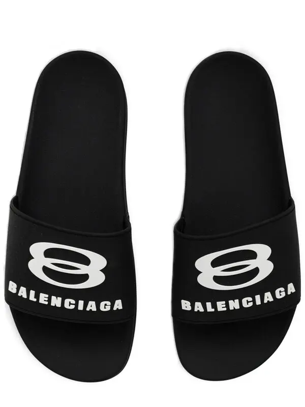 Balenciaga Slip-on Sandal With Logo