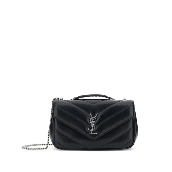 Saint Laurent Chevron Stitching Shoulder Bag