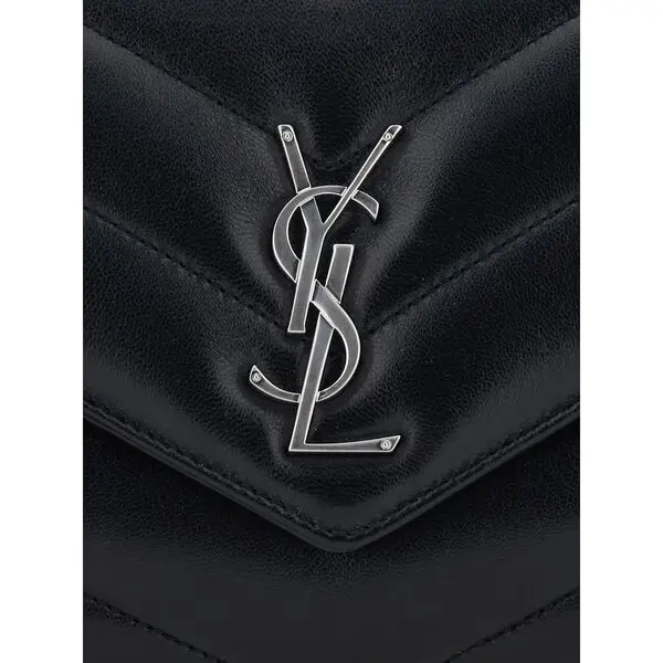 Saint Laurent Chevron Stitching Shoulder Bag