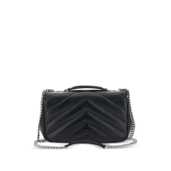 Saint Laurent Chevron Stitching Shoulder Bag