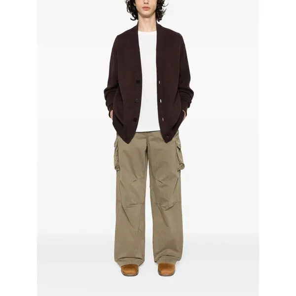 Our Legacy Cotton Herringbone Trousers - Green