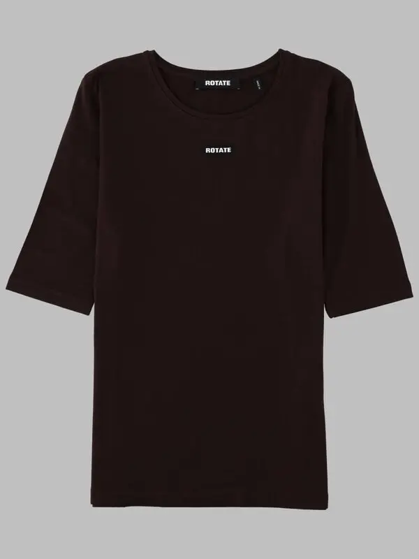 ROTATE BY BIRGER CHRISTENSEN Slim Fit T-shirt - Brown
