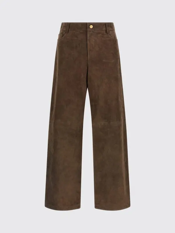 Max Mara Suede Wide Leg Trousers
