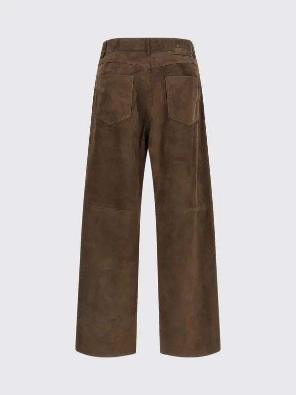 Max Mara Suede Wide Leg Trousers