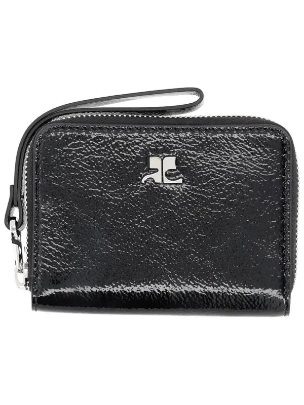 COURREGES Naplack Wallet - Black