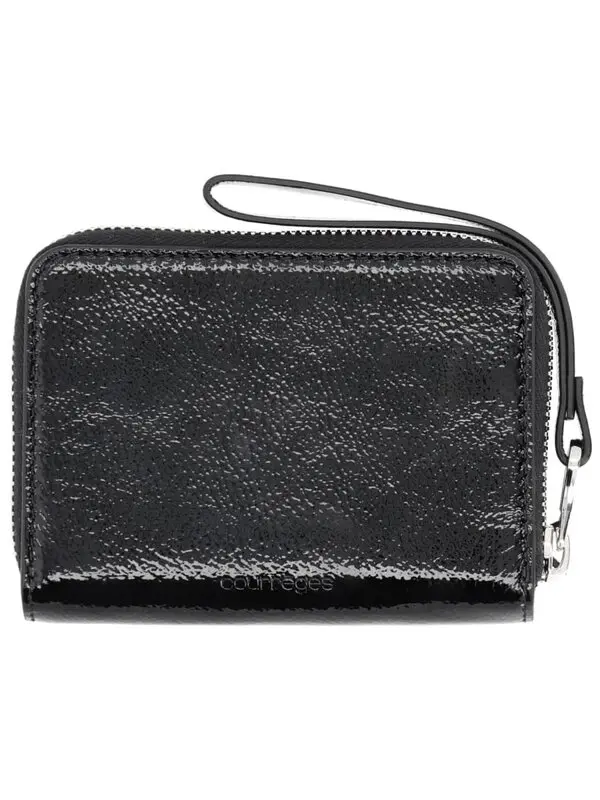 COURREGES Naplack Wallet - Black