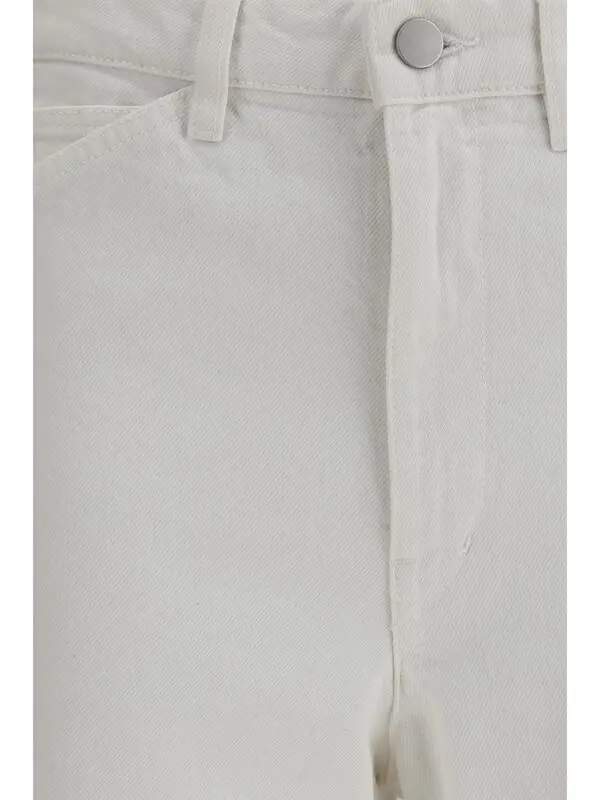 LEMAIRE Cotton Five-pocket Pants - White