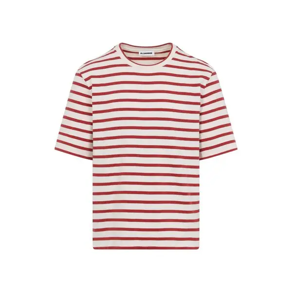 JIL SANDER Cotton T-shirt - Red