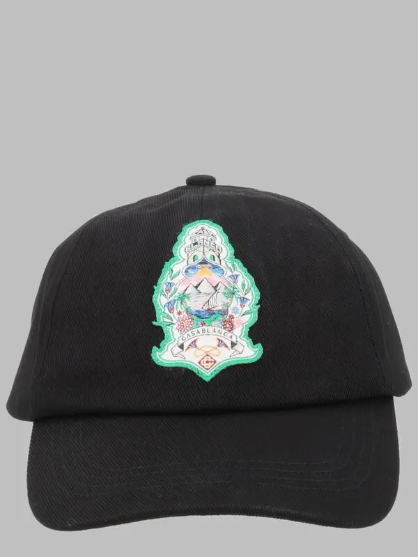 Casablanca Cappello Da Baseball Con Patch - Black