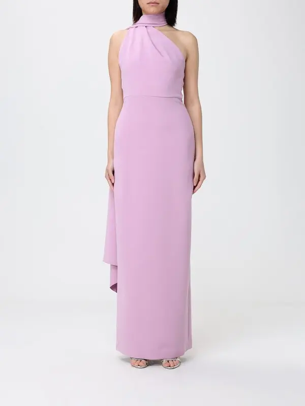 Solace London One-shoulder Dress - Purple