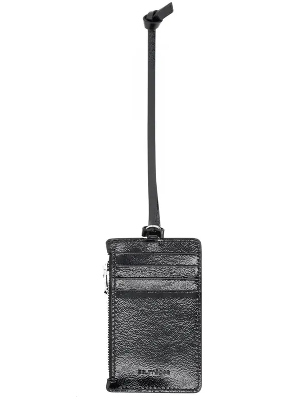 COURREGES Card Holder Naplack - Black