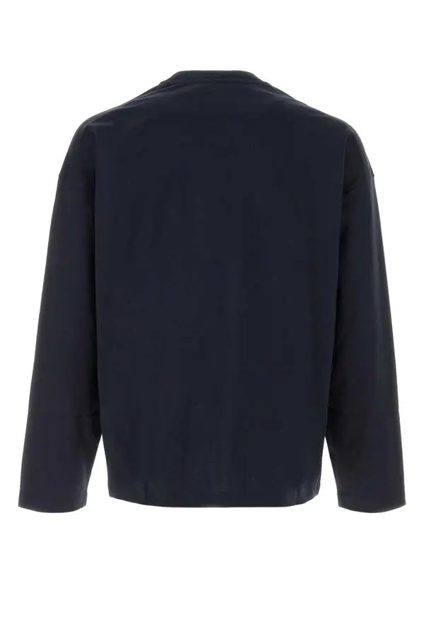 JIL SANDER Midnight Cotton T-shirt - Blue