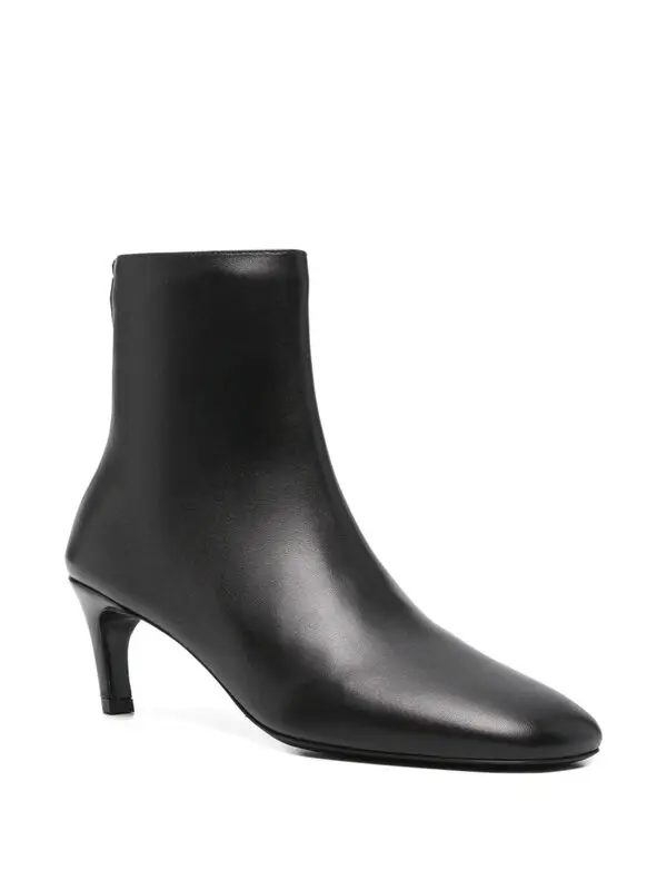 TOTEME Leather Ankle Boots