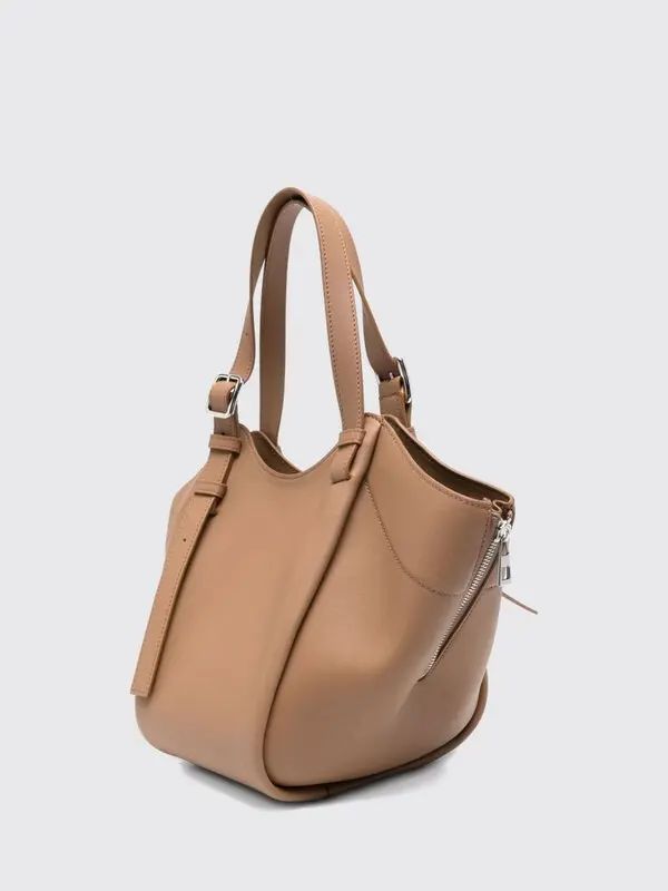Loewe Hammock Flip Leather Bag - Brown