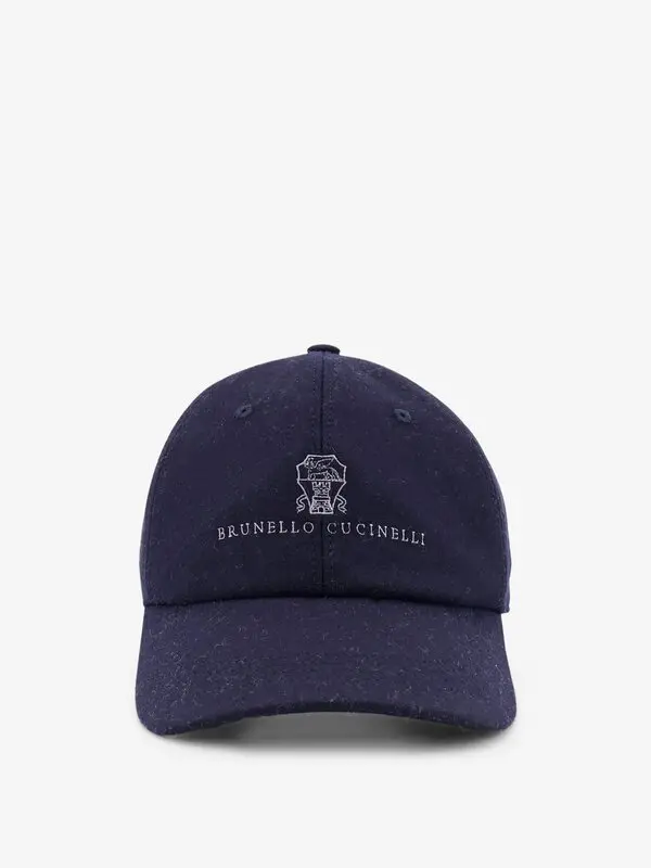 Brunello Cucinelli Virgin Wool Baseball Hat
