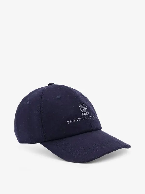 Brunello Cucinelli Virgin Wool Baseball Hat