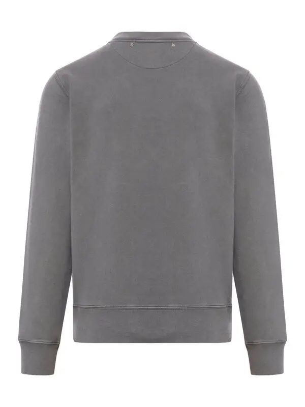 GOLDEN GOOSE Crew Neck Sweatshirt With Logo - Multicolor