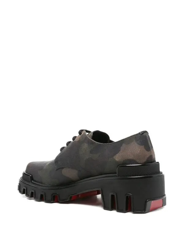 CHRISTIAN LOUBOUTIN Trott Dune Camo Print Combat Boot