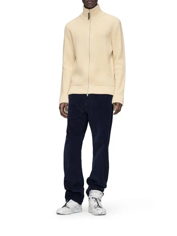 MAISON MARGIELA Jersey Knit Cardigan With Zip
