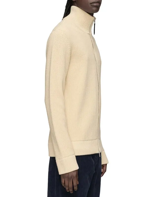 MAISON MARGIELA Jersey Knit Cardigan With Zip