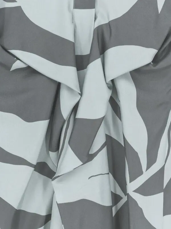 Max Mara Printed Silk Shirt Dress