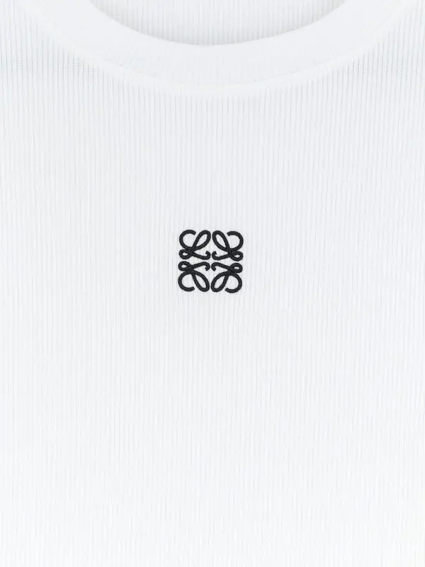Loewe Ribbed Cotton T-shirt