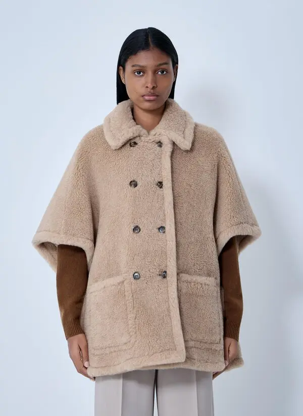 Max Mara Shearling Cape