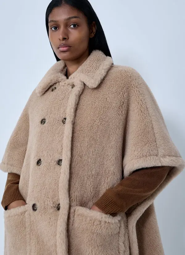 Max Mara Shearling Cape