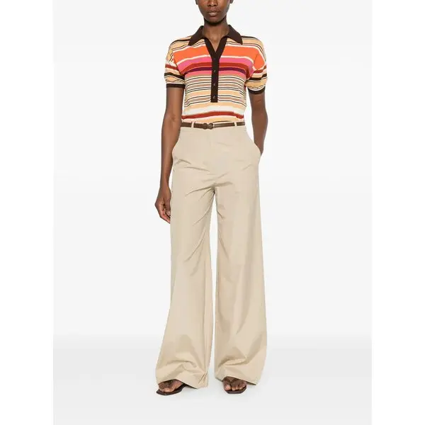 Max Mara Neutrals Trousers Palazzo Pants
