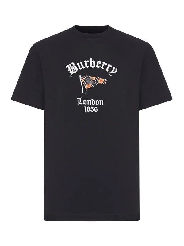 Burberry Cotton T-shirt With Front Logo