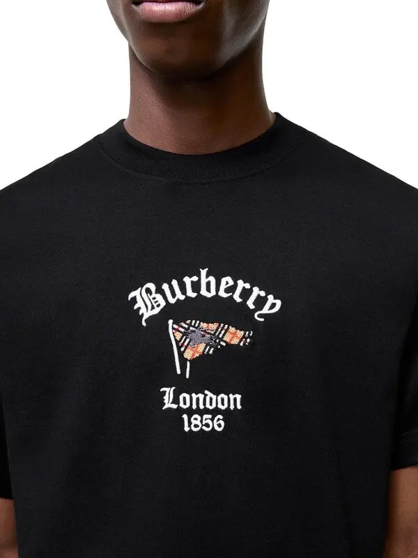 Burberry Cotton T-shirt With Front Logo