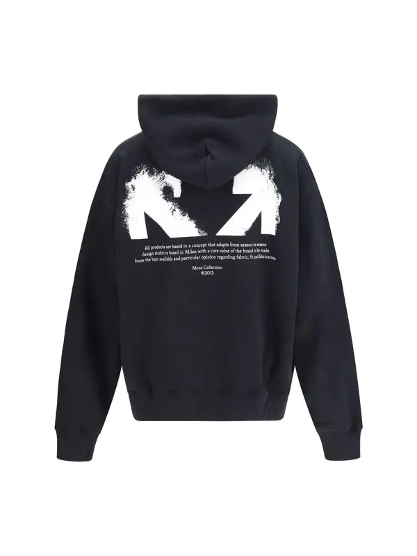 Off-White Half Arrows Skate Hoodie - Black