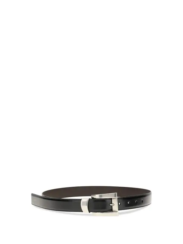 Versace Leather Belt - Black