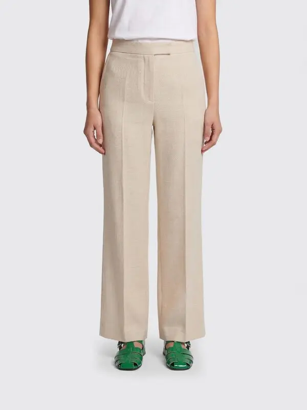 Max Mara Attinia Wool Palazzo Trousers