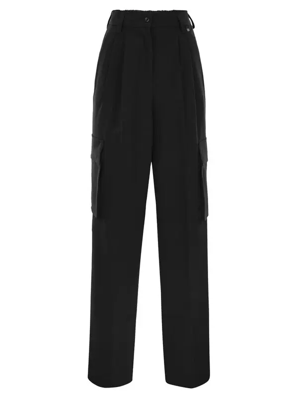 Herno Soft Wool Cargo Pants